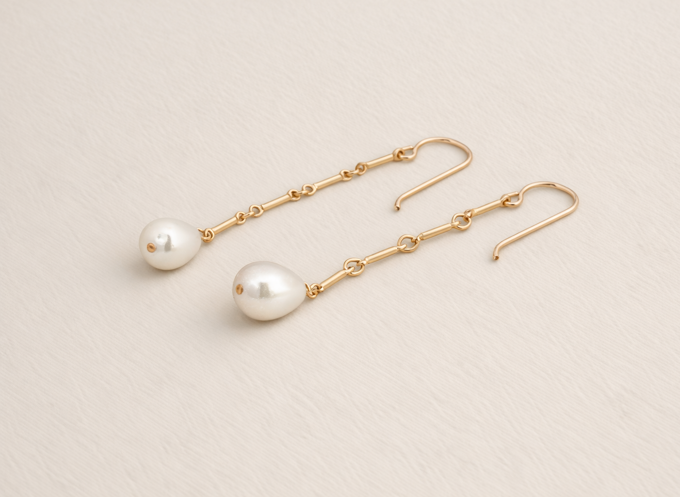Florentine Drop Earrings | Gold Fill + Pearl – Sheena Marshall